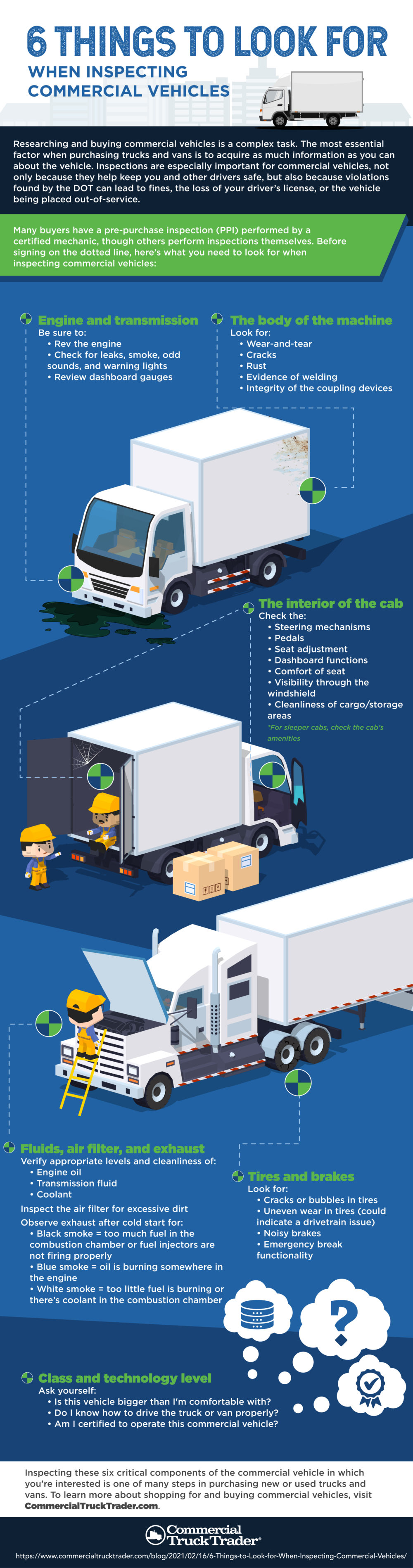 6 Things to Look for When Inspecting Commercial Vehicles