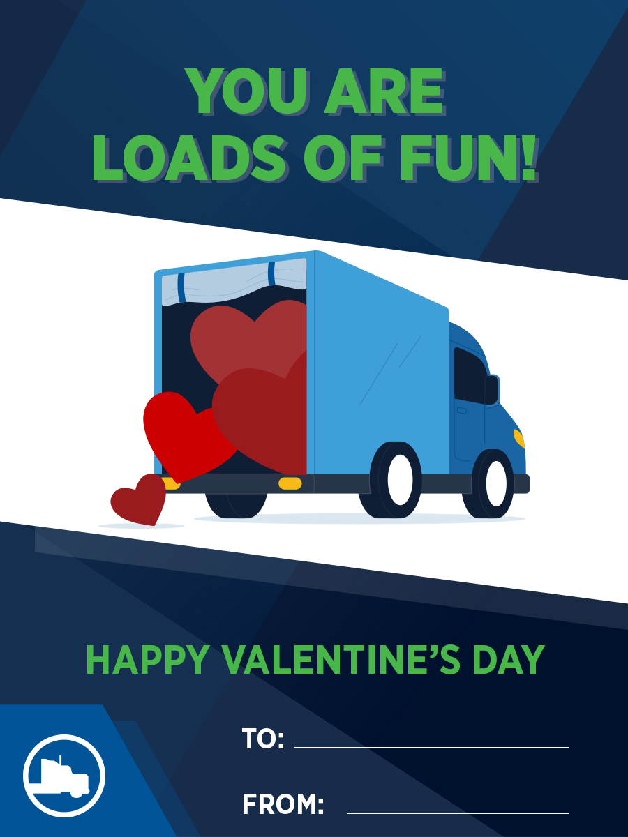 Valentine’s Day Cards for Commercial Vehicle Drivers - Commercial Truck ...